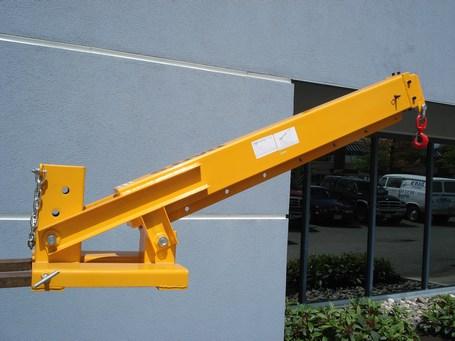 Boom Jib Attachment - 3 angle pivoting | Dan's Forklifts